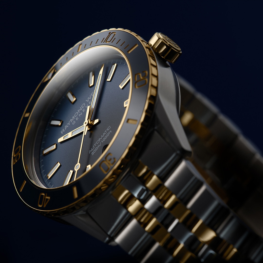 2775-SP3-50051 | Raymond Weil Freelancer Diver Automatique Bleu ...