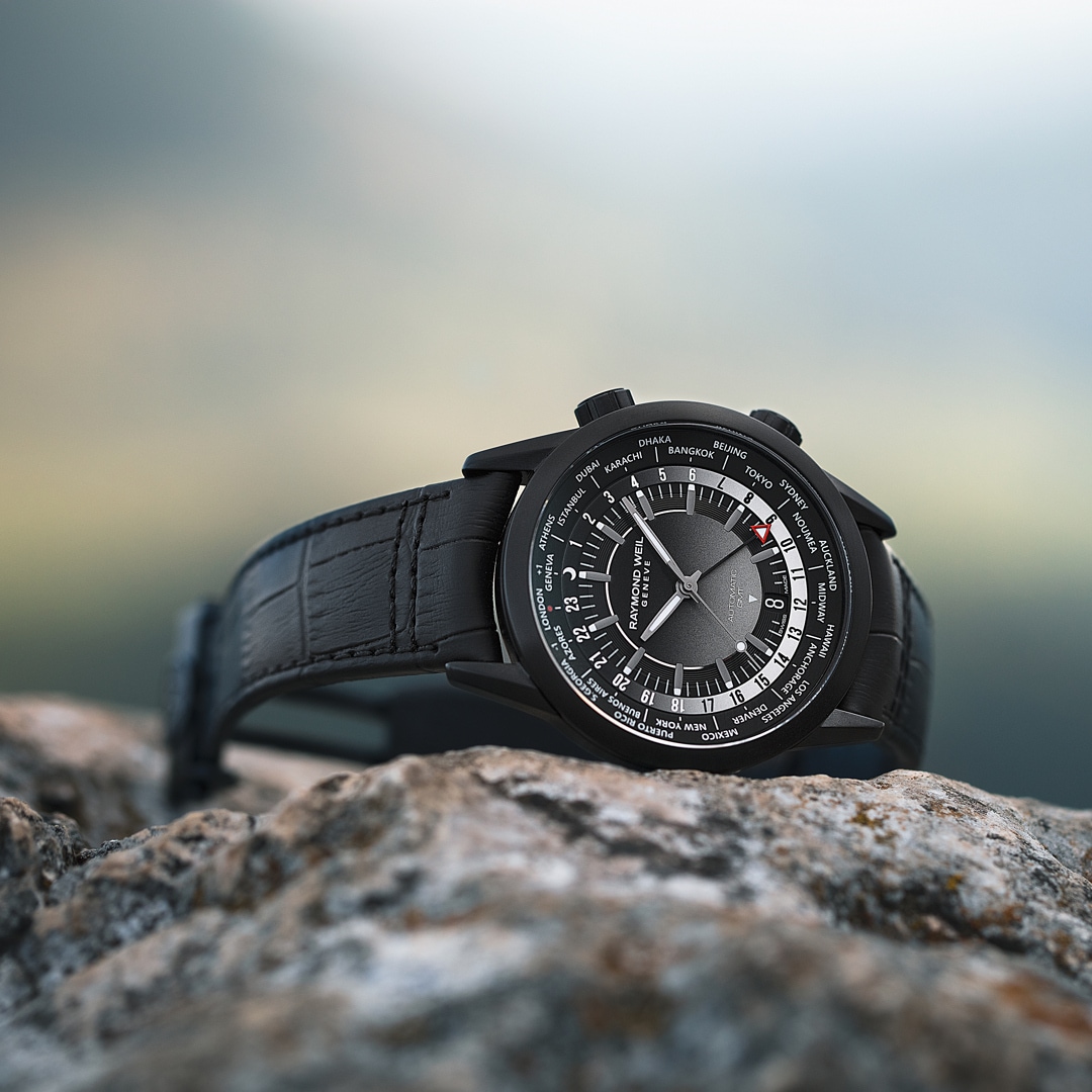 Raymond Weil Freelancer GMT Worldtimer Ø 41mm | 2765-BKC-20001