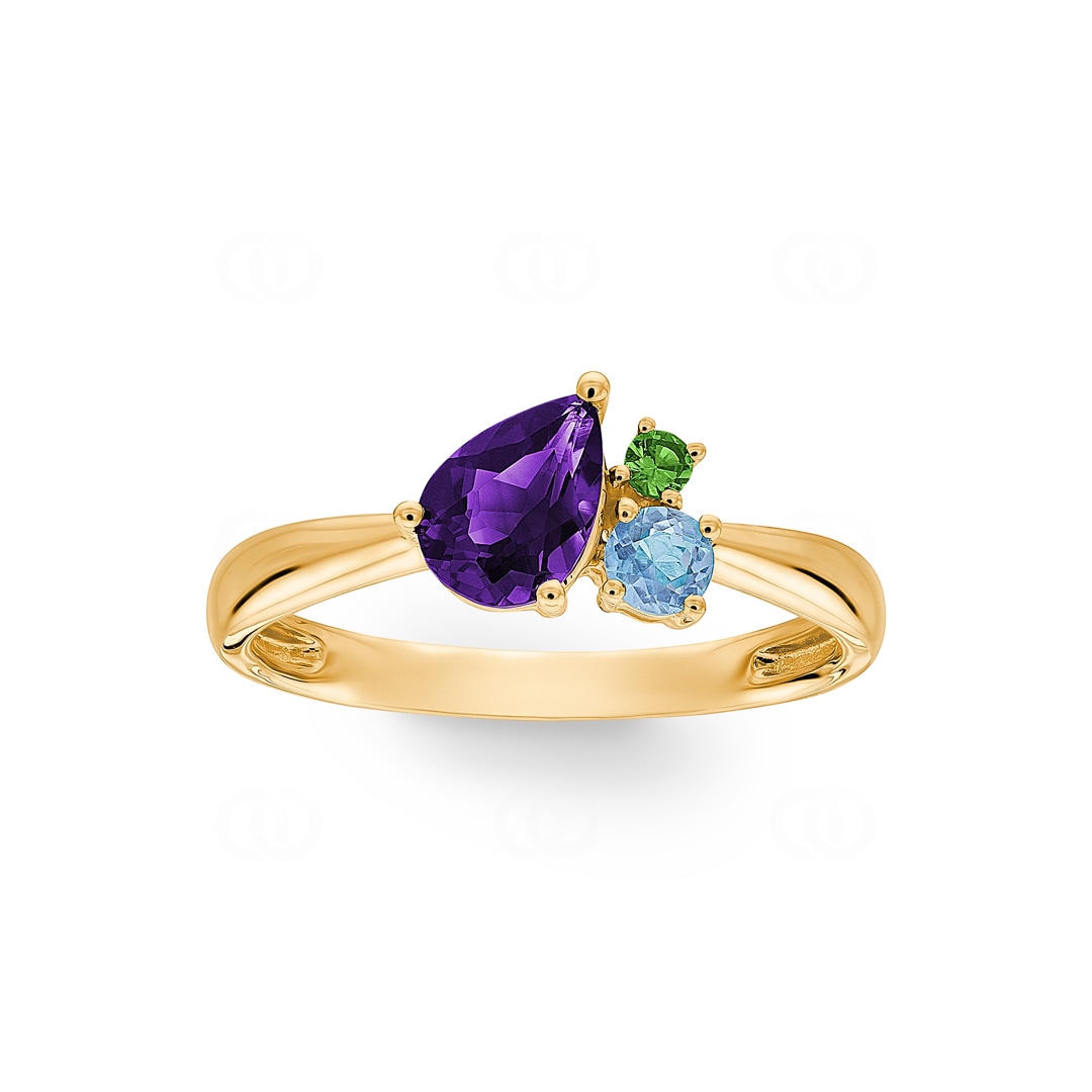 RI-73468-GG | Ring 750/18 K Yellow Gold with Fine Multi-Stones