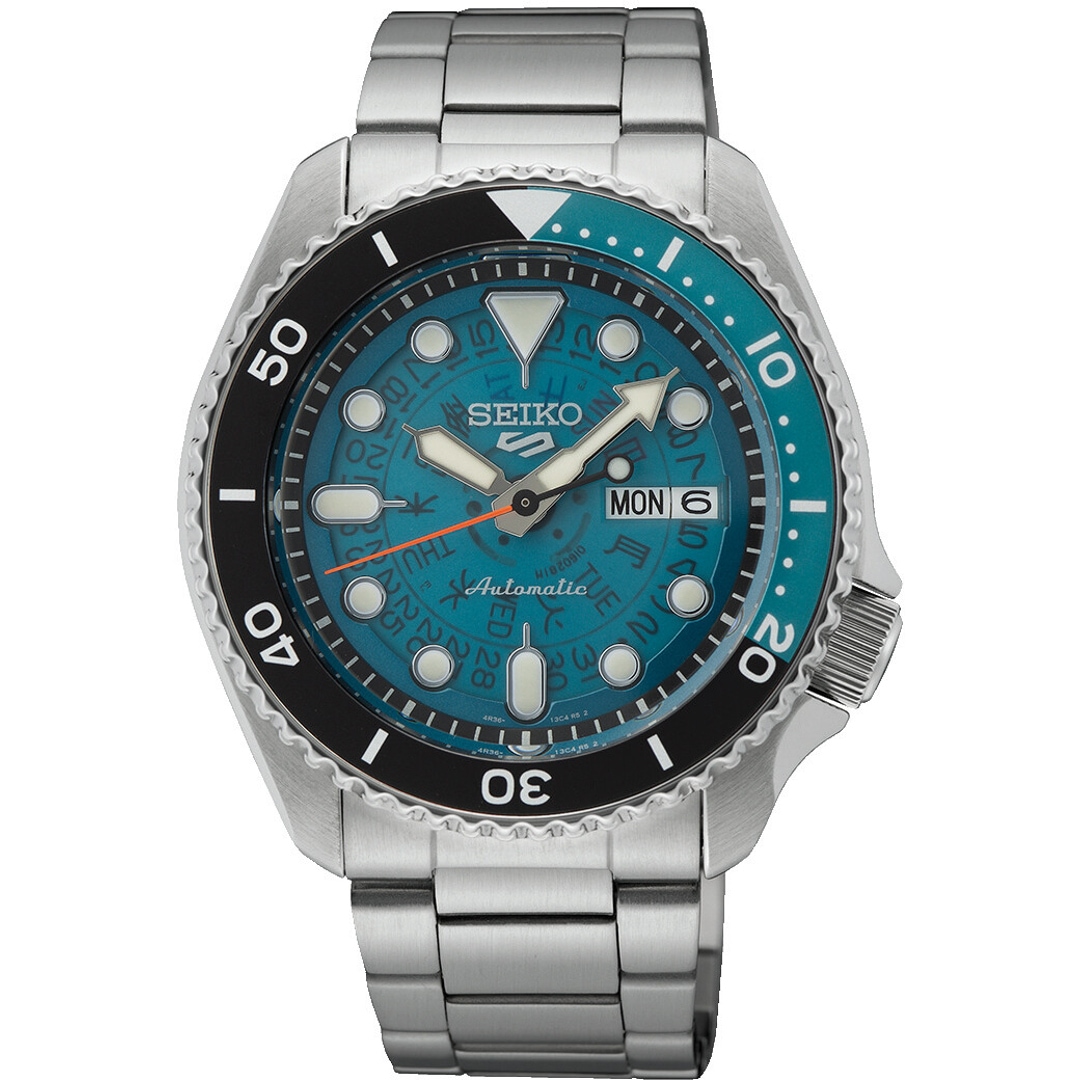 SRPJ45K1 | Seiko 5 Sports Automatique Day-Date Bleu