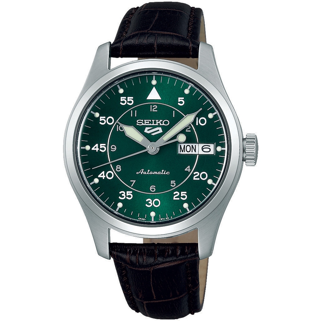 Seiko 5 Sports Automatik Day-Date Grün | SRPJ89K1