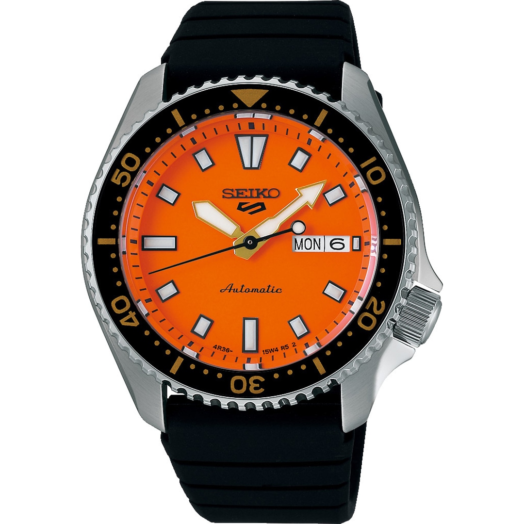 SRPL89K1 | Seiko 5 Sports Day-Date Orange SKX Re-Interpretation