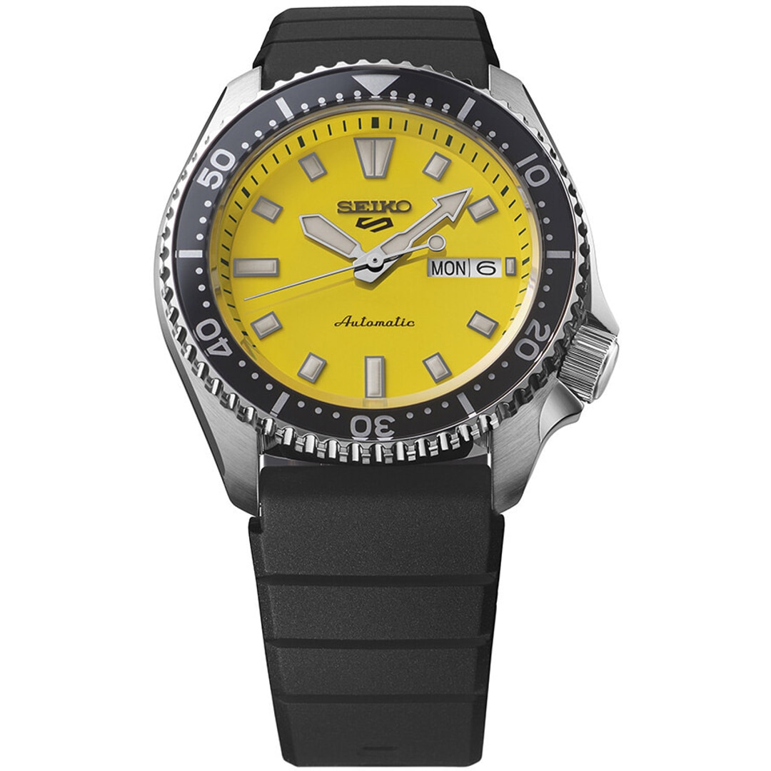 Seiko 5 Sports Day-Date Yellow SKX Re-Interpretation | SRPL87K1
