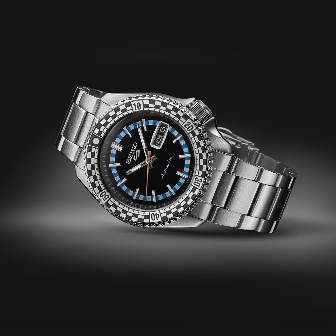 Seiko 5 Sports Retro Color Black & White Special Edition | SRPK67K1