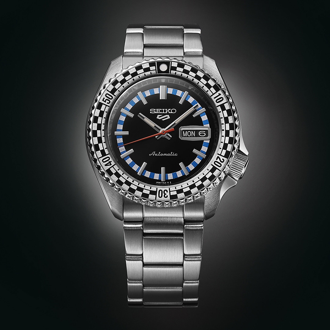 Seiko 5 Sports Retro Color Black & White Special Edition | SRPK67K1