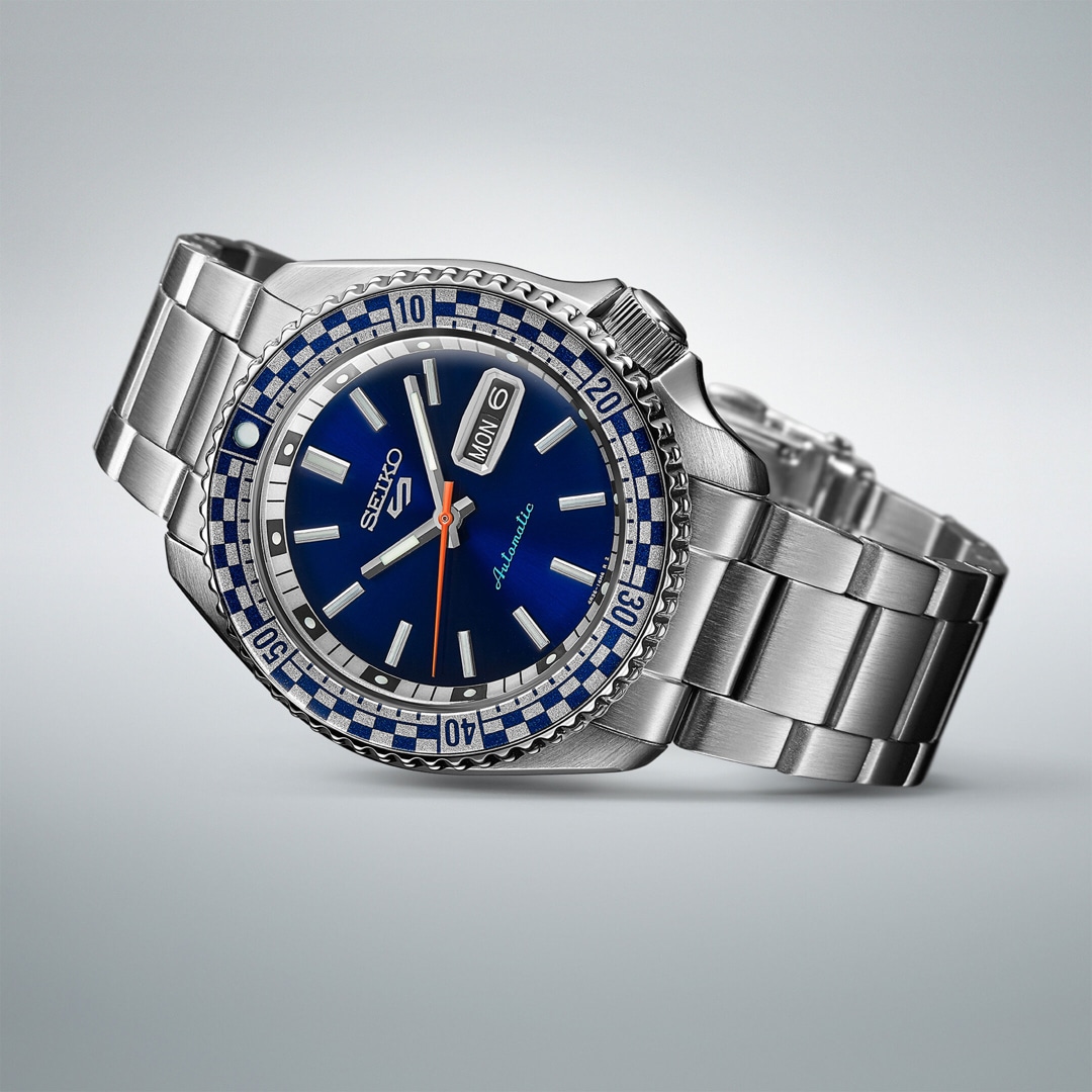 Seiko 5 Sports Retro Color Petrol Blue Special Edition | SRPK65K1