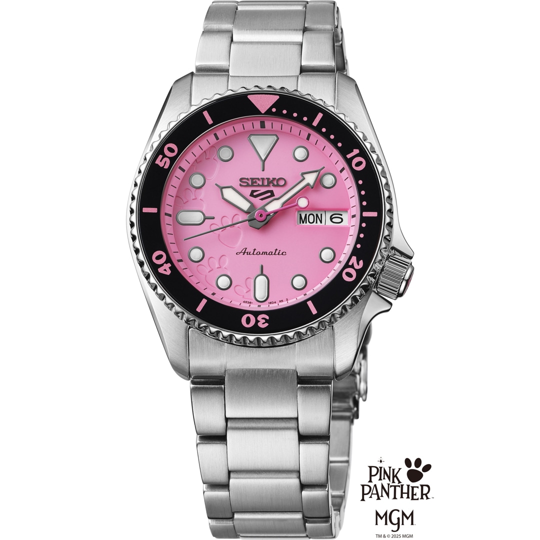 Seiko 5 Sports SKX x Pink Panther Limited Edition | SRPM07K1