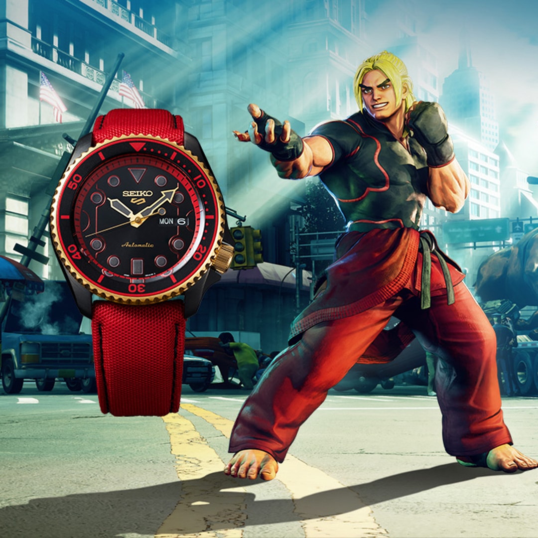 Seiko 5 Sports Street Fighter V Ken Limited Edition | SRPF20K1