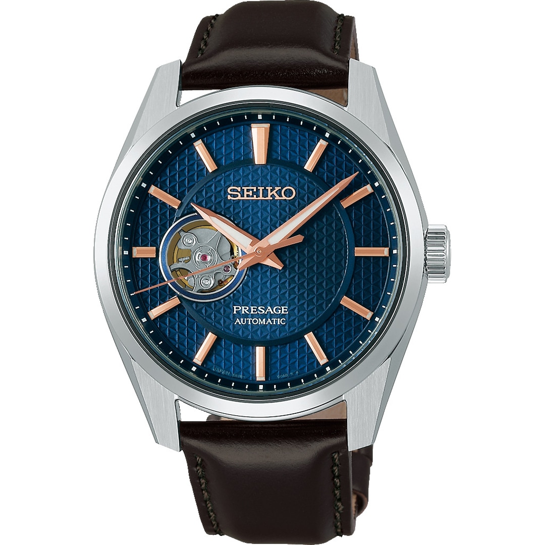 Seiko Presage Sharp Edged Automatic Open Heart Aisumi | SPB311J1