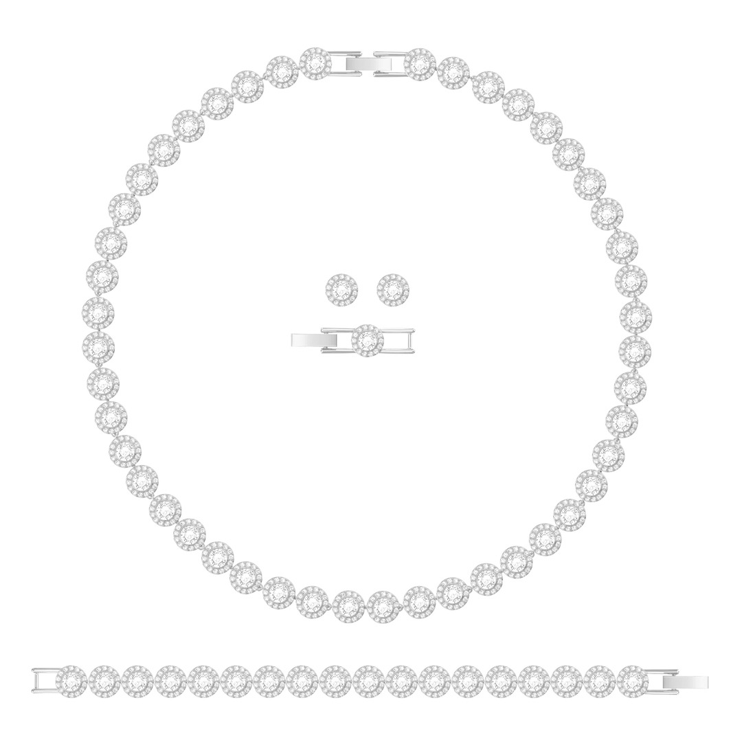 Swarovski Angelic Set | Collier, Armband und Ohrstecker