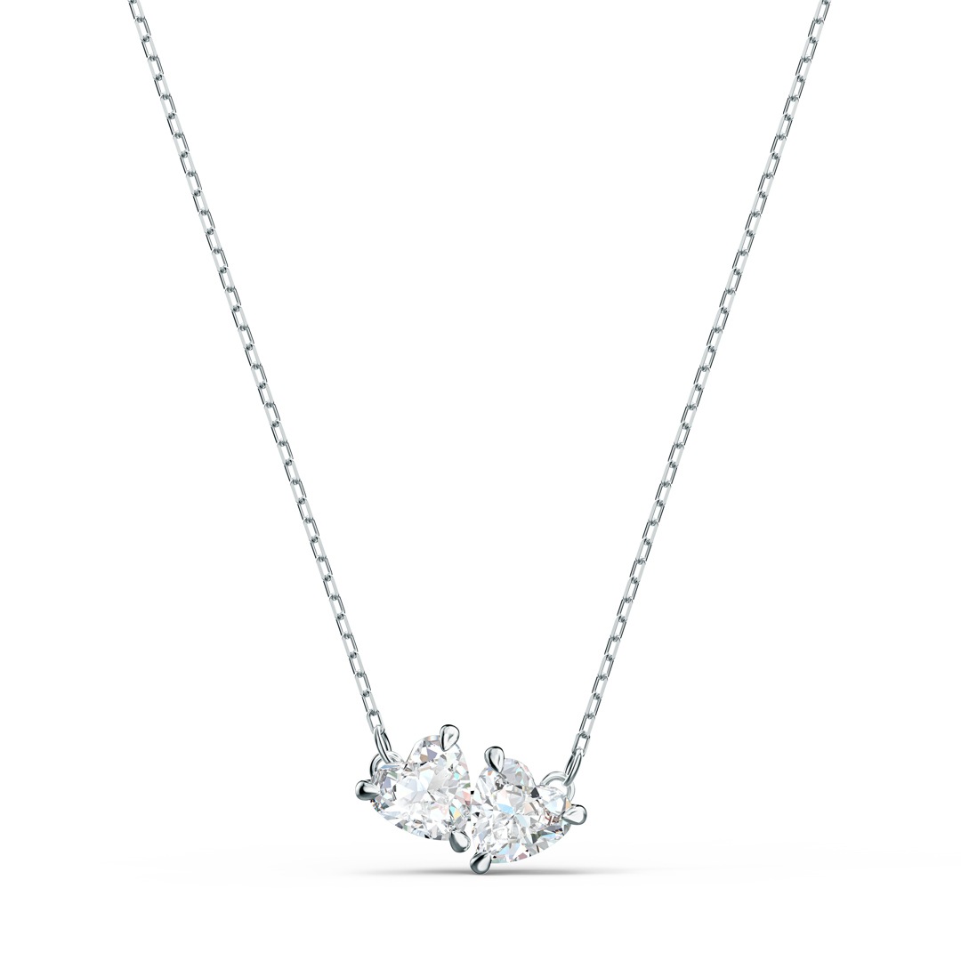 5517117 | Swarovski Collier Attract Soul, blanc, métal rhodié