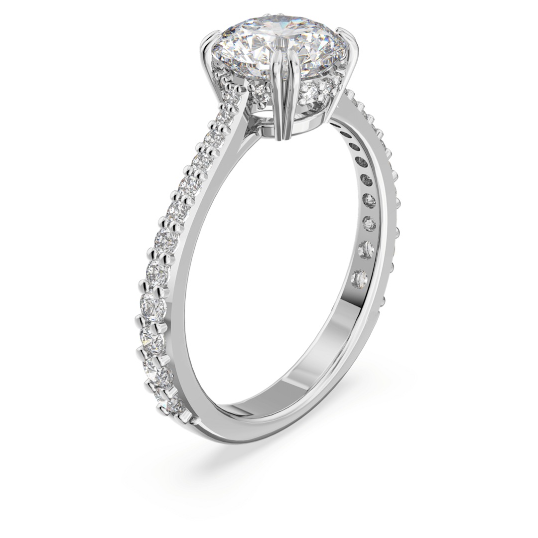 M5645250 | Swarovski Constella Cocktailring Princess-cut, Pavé, White ...