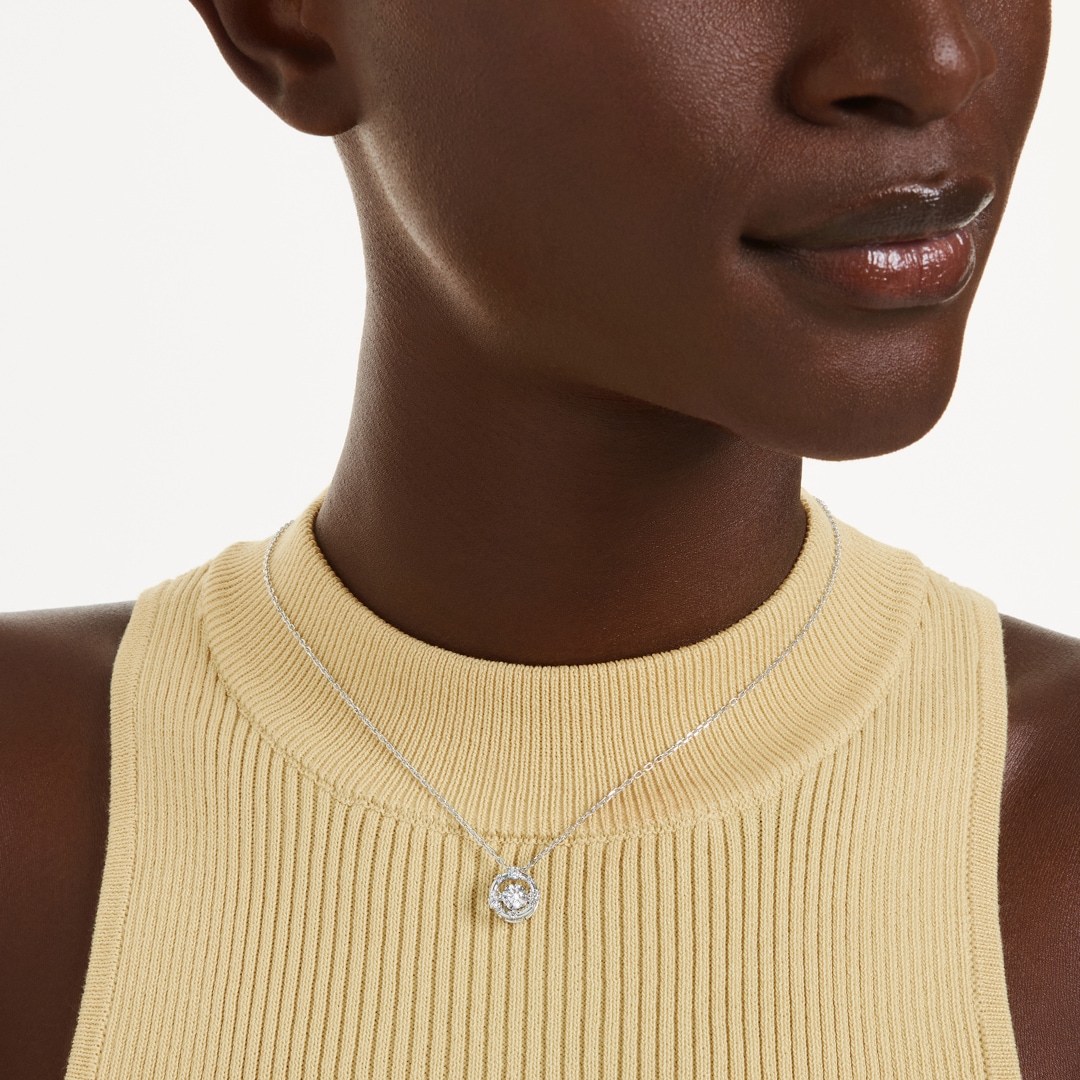 5738247 | Swarovski Constella Necklace Dancing Stone White Rhodium plated