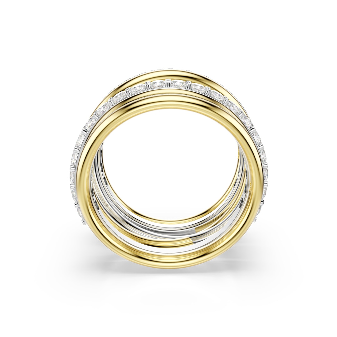 M5740411 | Swarovski Hyperbola Cocktail Ring Two-tone
