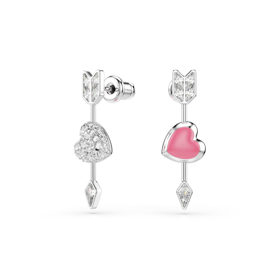 5749602 | Swarovski Pendants d'oreilles Idyllia Cœur avec Flèche rhodié
