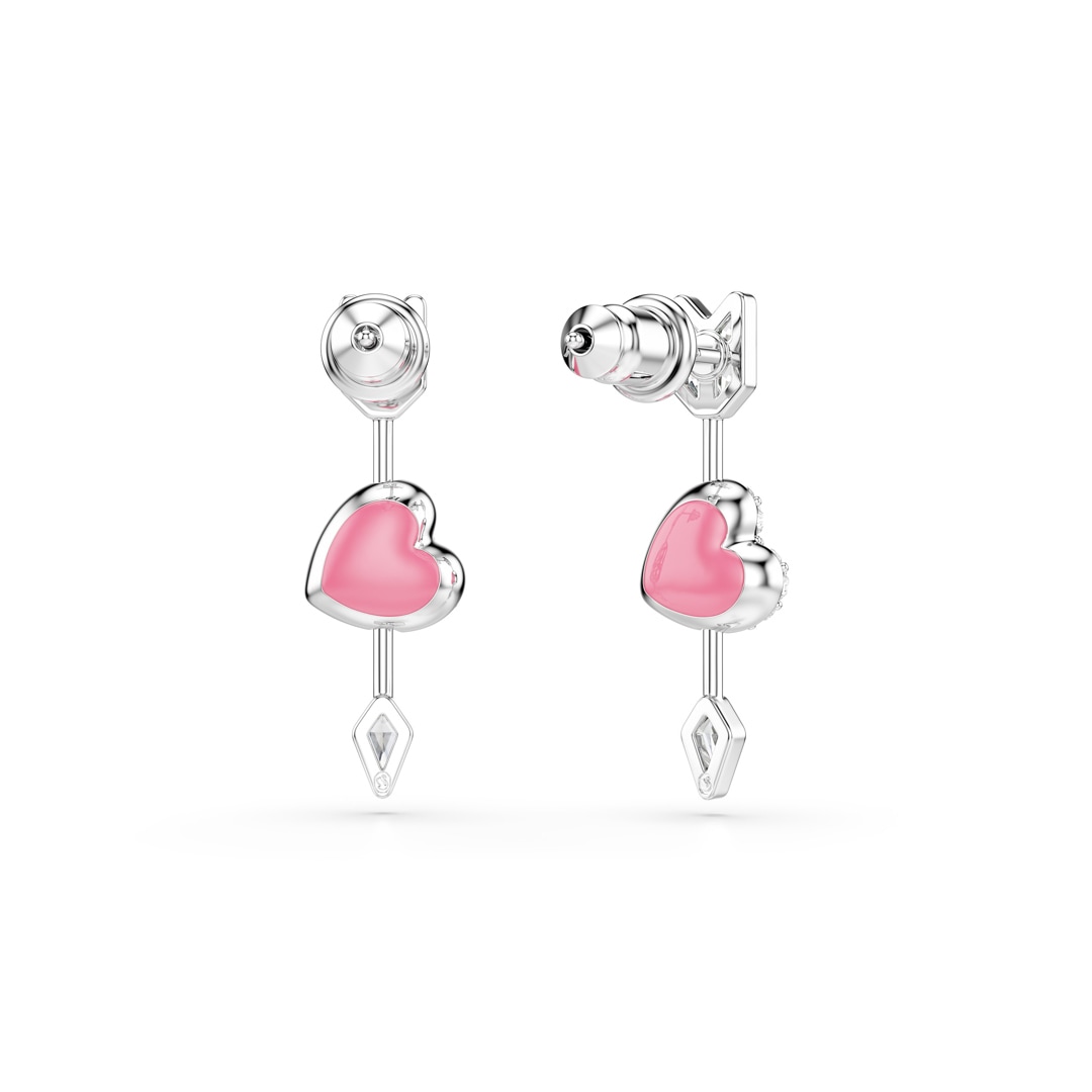 5749602 | Swarovski Pendants d'oreilles Idyllia Cœur avec Flèche rhodié