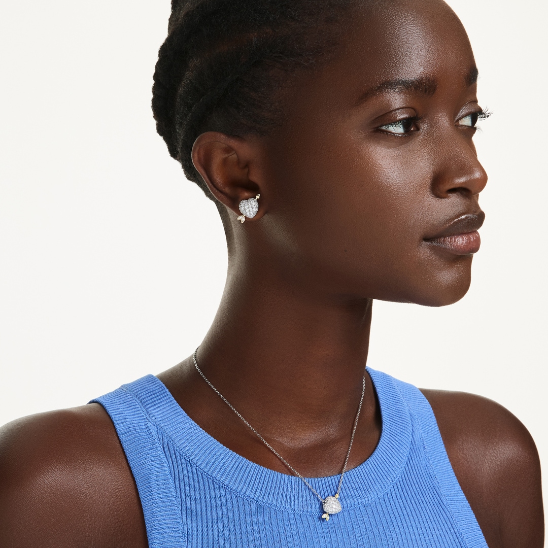 5745580 | Swarovski Parure Idyllia Cœur avec Fèche | Collier et boucles ...