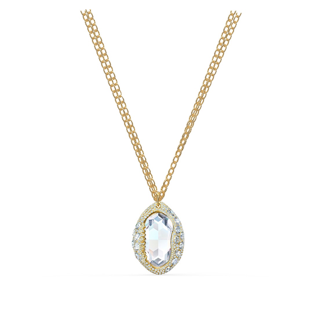 5520668 Swarovski Shell necklace white gold plated