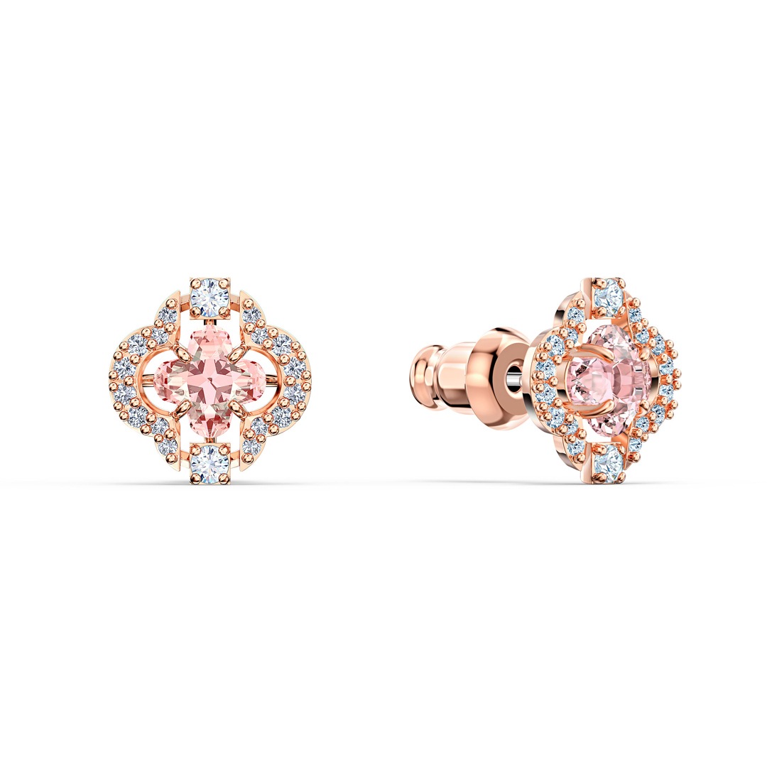 Swarovski Sparkling Dance Clover Set | Halskette mit Ohrstecker