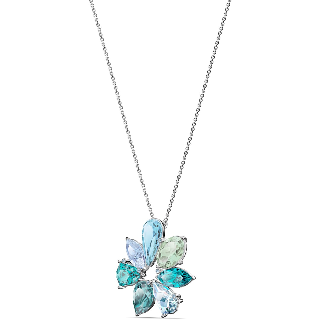 5520492 | Swarovski Collier Sunny Flower, multicolore, métal rhodié