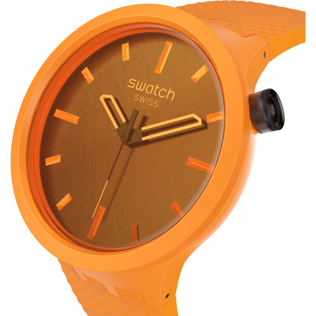 SB05O102 | Swatch Big Bold Biosourced Crushing Orange