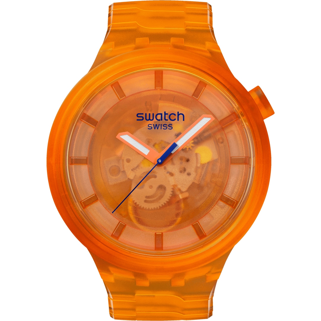 SB05O103 | Swatch Big Bold Biosourced Orange Joy