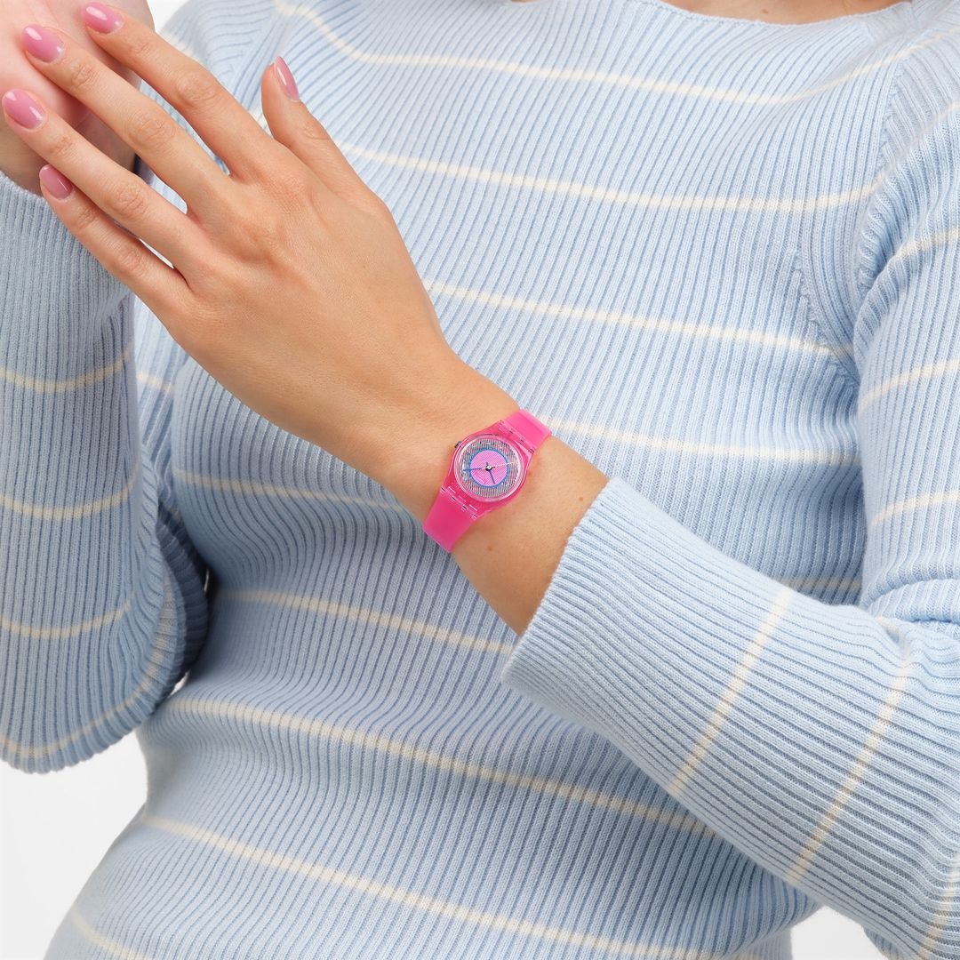 LP166 | Swatch Original 25 Biosourced Prismatically Pink