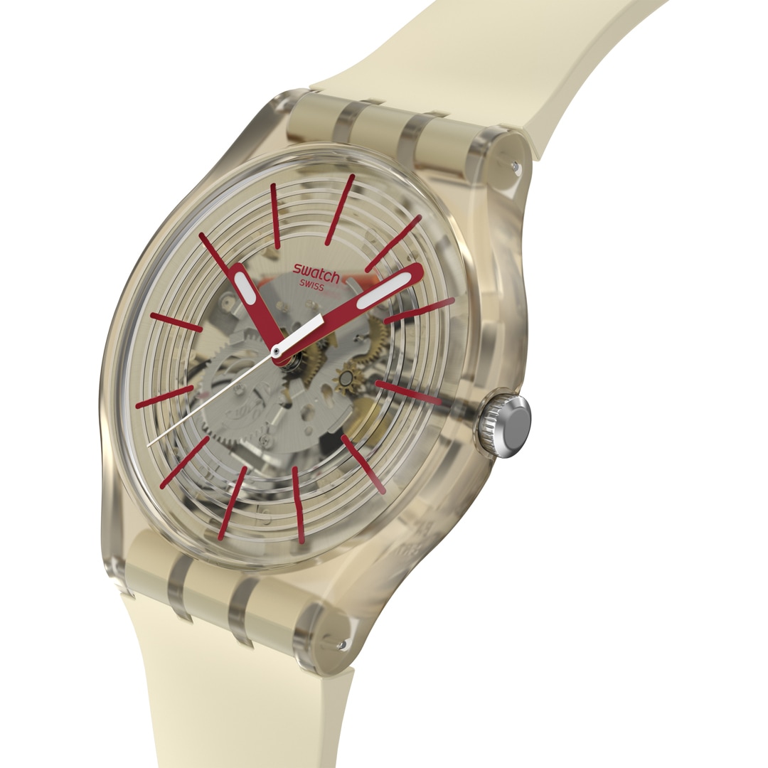 Swatch Original 41 Biosourced Revealed in the Sand | SO29K119