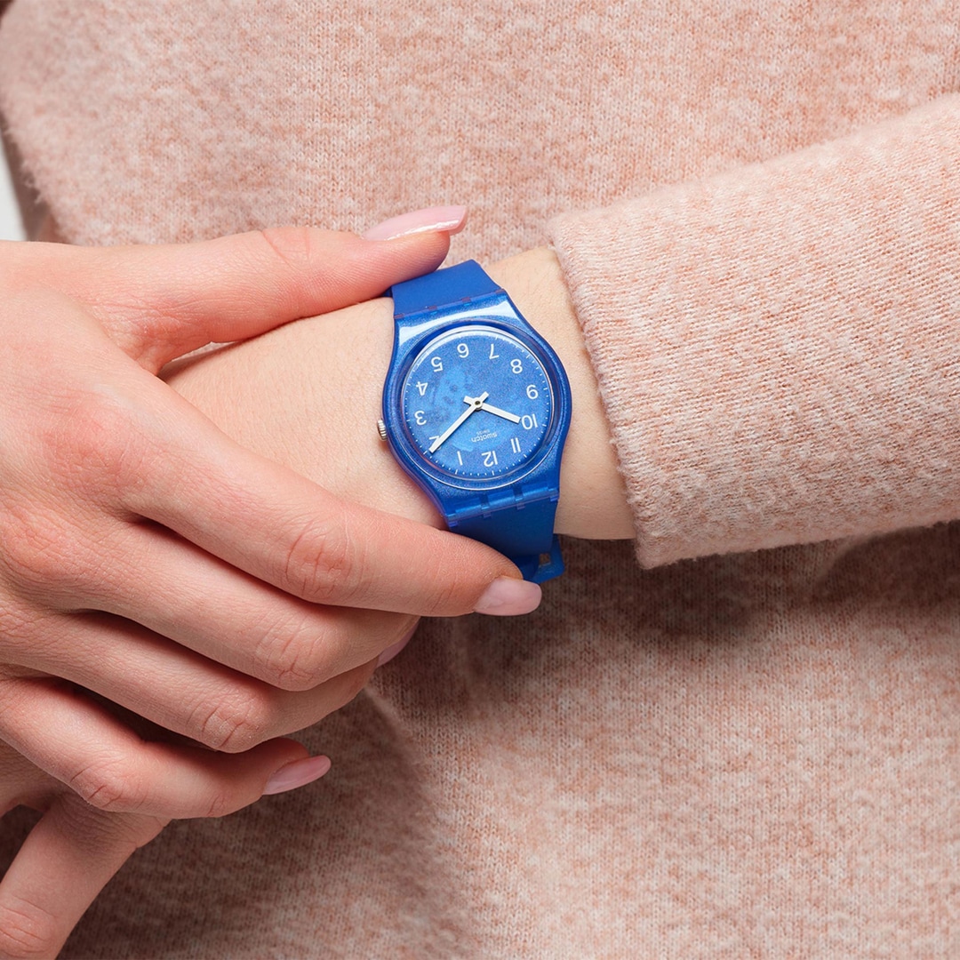 Swatch Original 34 Blurry Blue | GL124