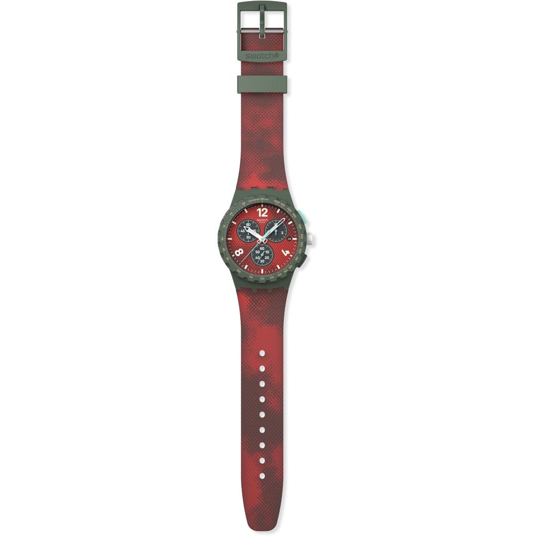 SUSG410 | Swatch Original Chrono Crimson Foliage