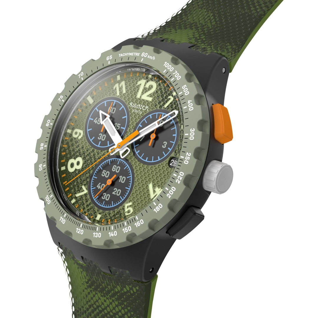 Swatch Original Chrono Midday Camo Pay! | SUSB109-6000
