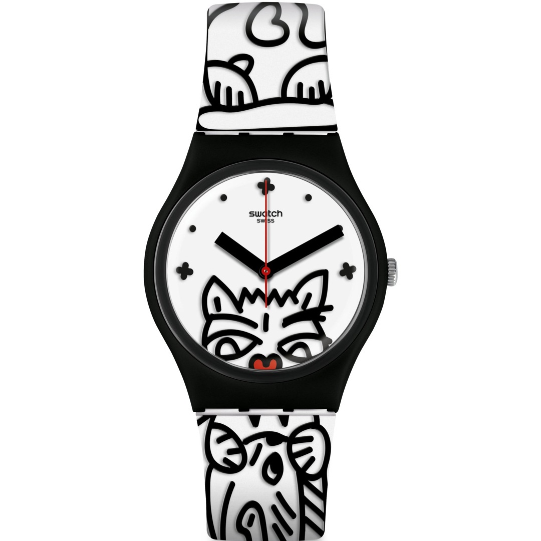 GB322 | Swatch Original 34 Comicat