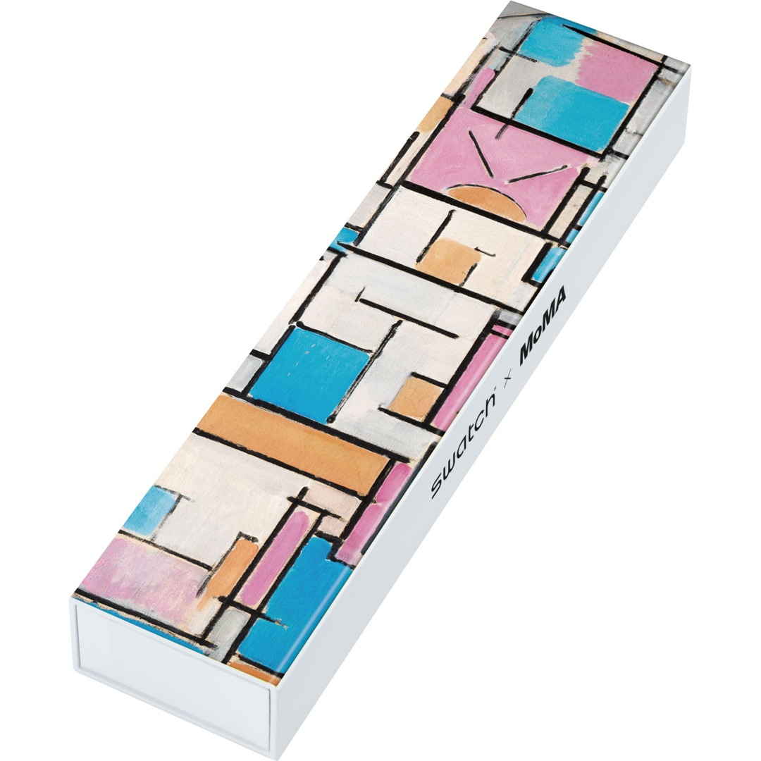 Swatch Original 34 Composition In Oval With Color Planes 1 By Piet ...