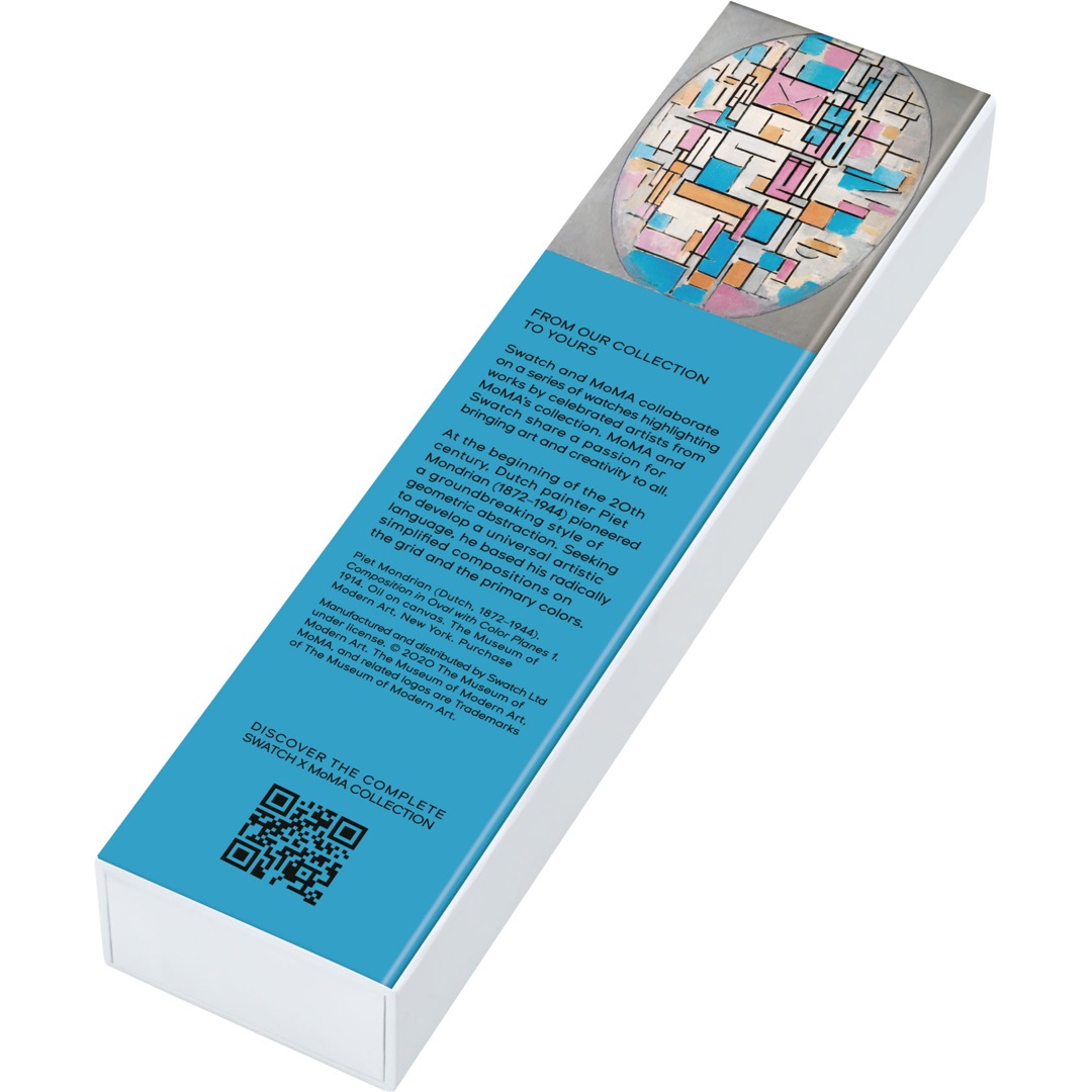 Swatch Original 34 Composition In Oval With Color Planes 1 By Piet ...