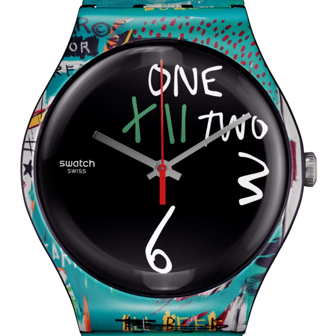 SUOZ356 | Swatch Original 41 Ishtar By Jean-michel Basquiat