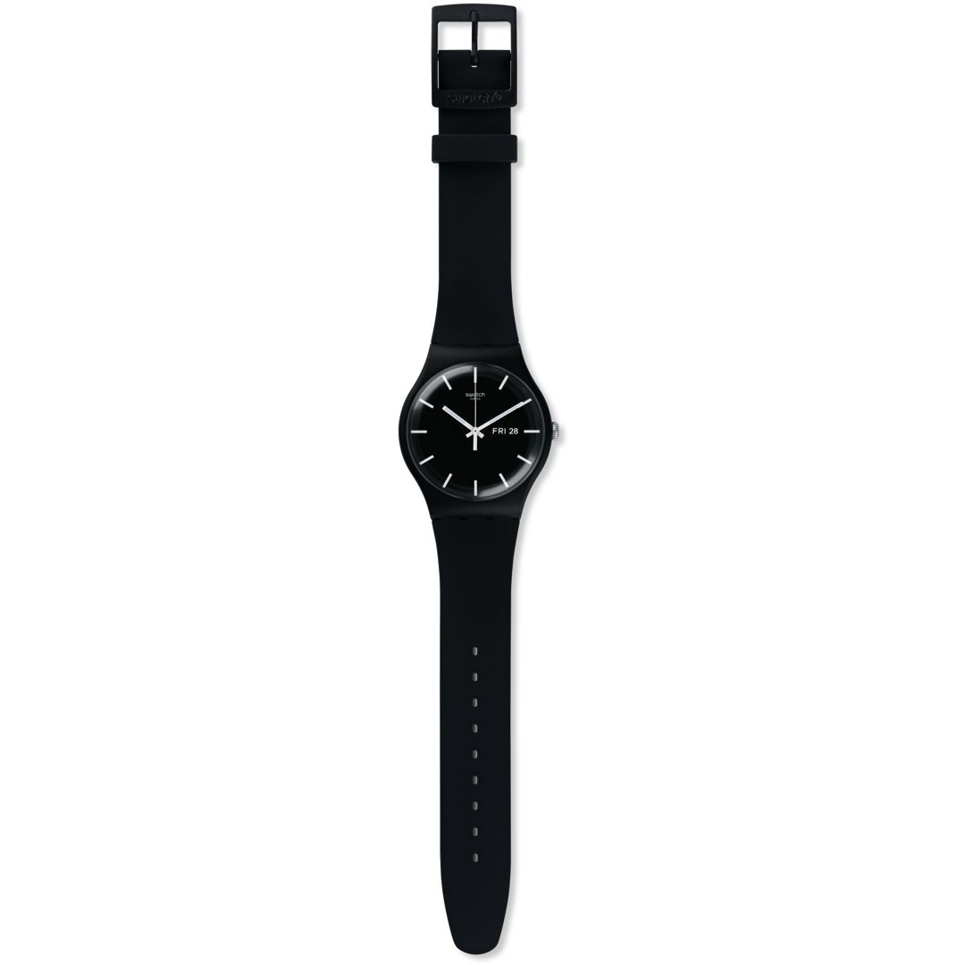 SUOB720 | Swatch Original 41 Mono Black Day Date