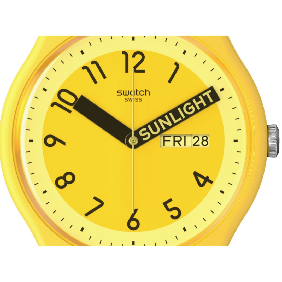 Swatch Original 41 Proudly Yellow Day Date | SO29J702