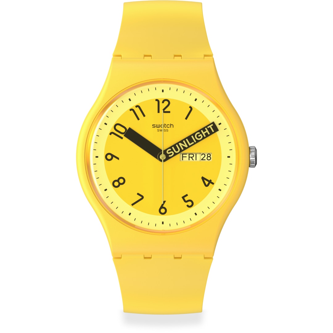 Swatch Original 41 Proudly Yellow Day Date | SO29J702