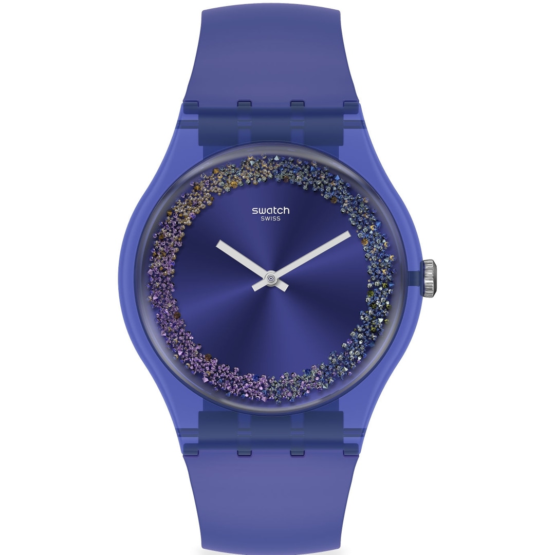 Swatch Original 41 Purple Rings | SUOV106