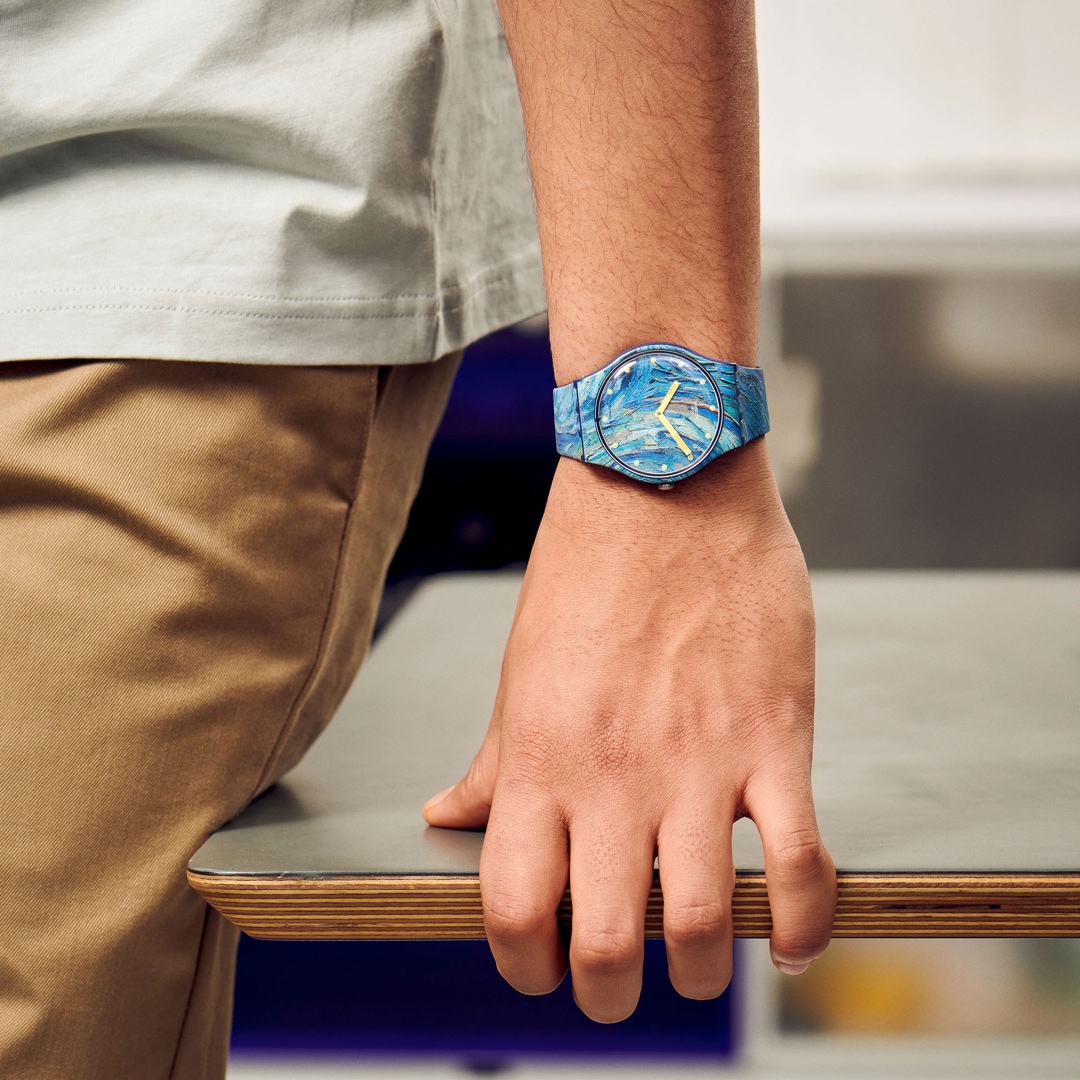 Swatch Original 41 The Starry Night by Vincent Van Gogh | SUOZ335