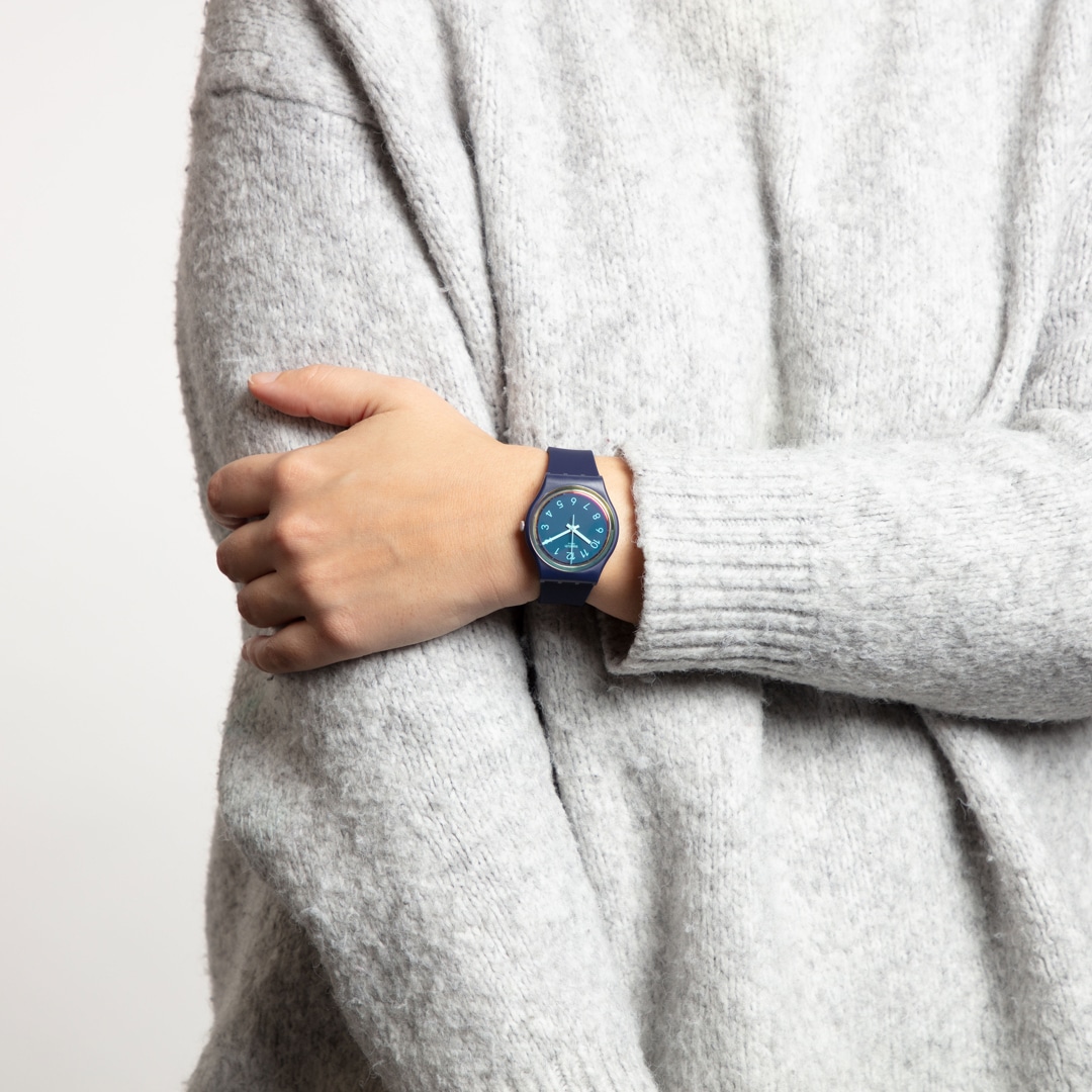 SO28N110 | Swatch Original 34 La Night Blue