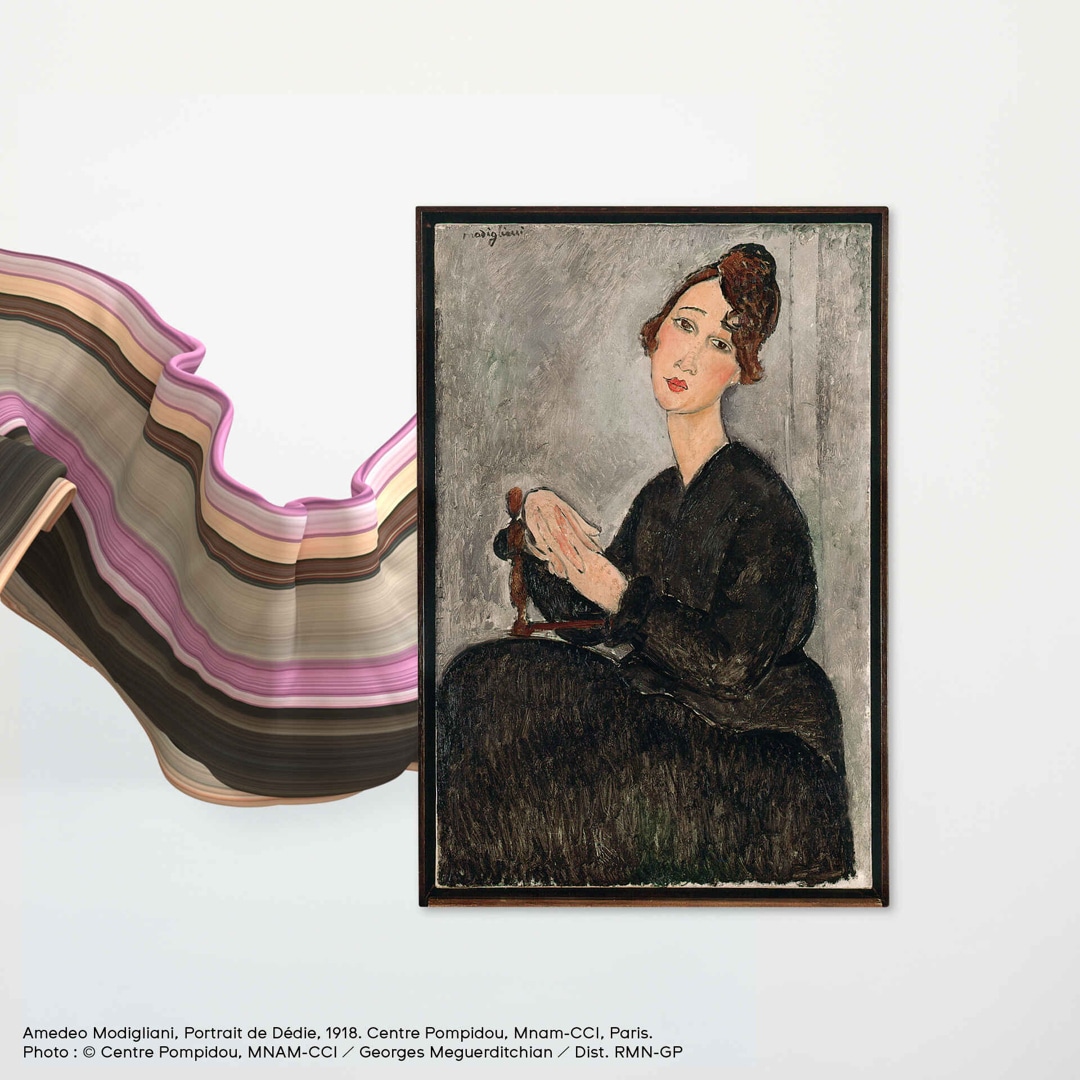 GZ356 | Swatch Original 34 Portrait of Dédie by Amedeo Modigliani