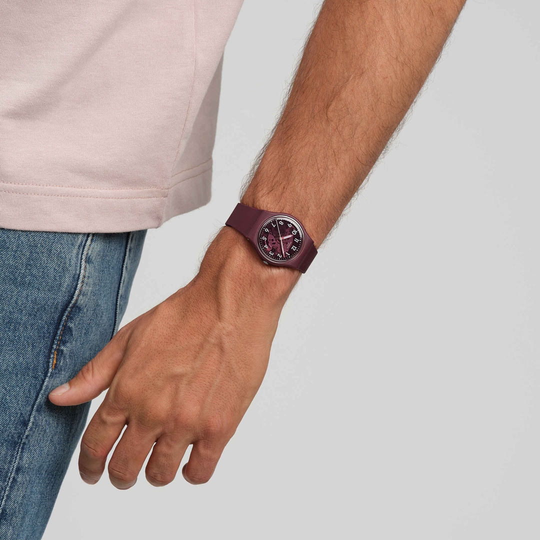 SO28R115 | Swatch Original 34 Thru the Crown Glass