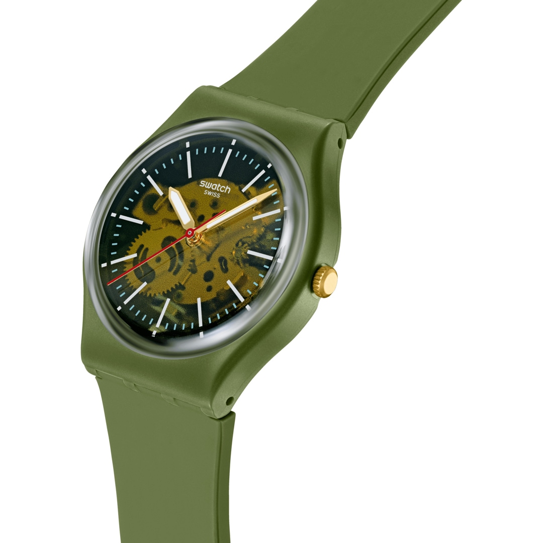 Swatch Original 34 Thru the Greenery | SO28G110