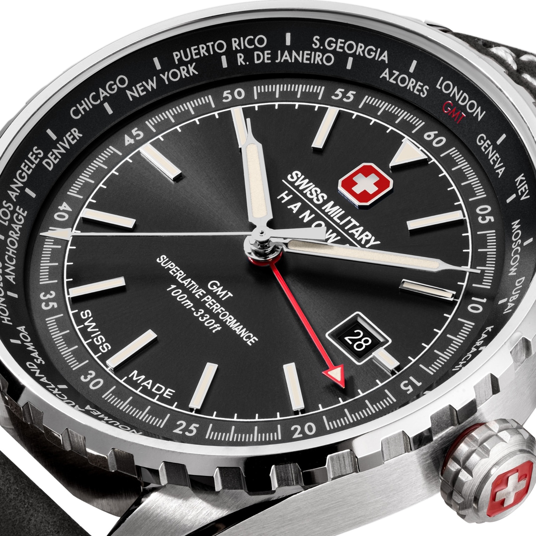 Swiss Military Hanowa Afterburn GMT Worldtimer | SMWGB0003201
