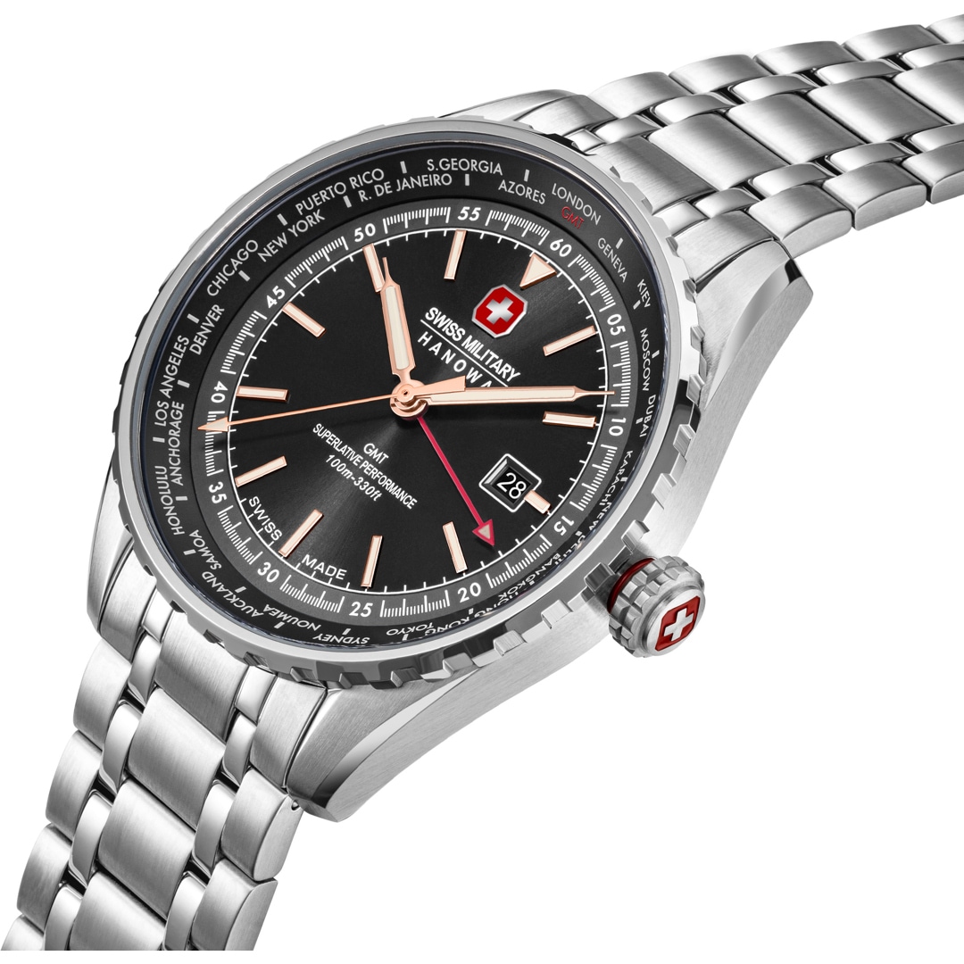 Swiss Military Hanowa Afterburn GMT Worldtimer | SMWGH0003203