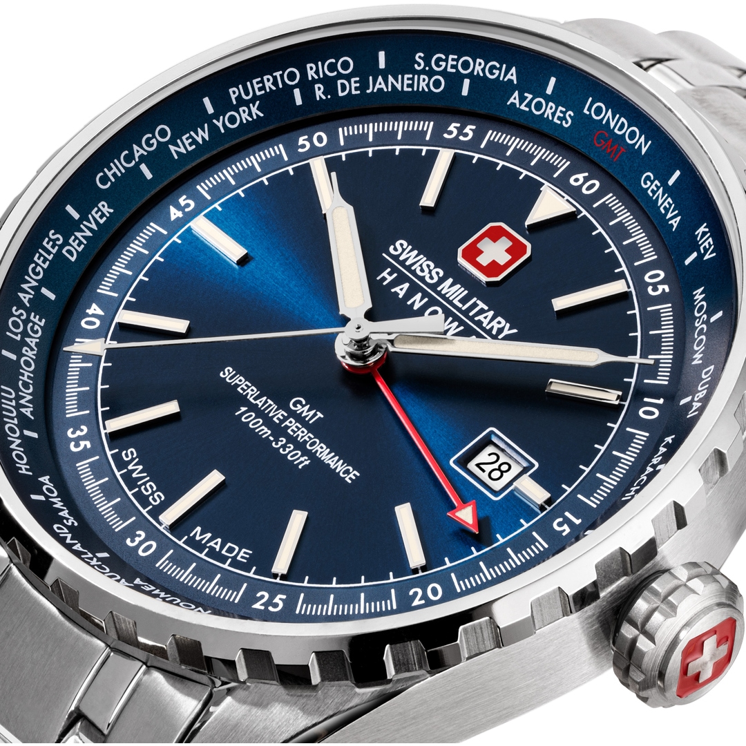 Swiss Military Hanowa Afterburn GMT Worldtimer | SMWGH0003204