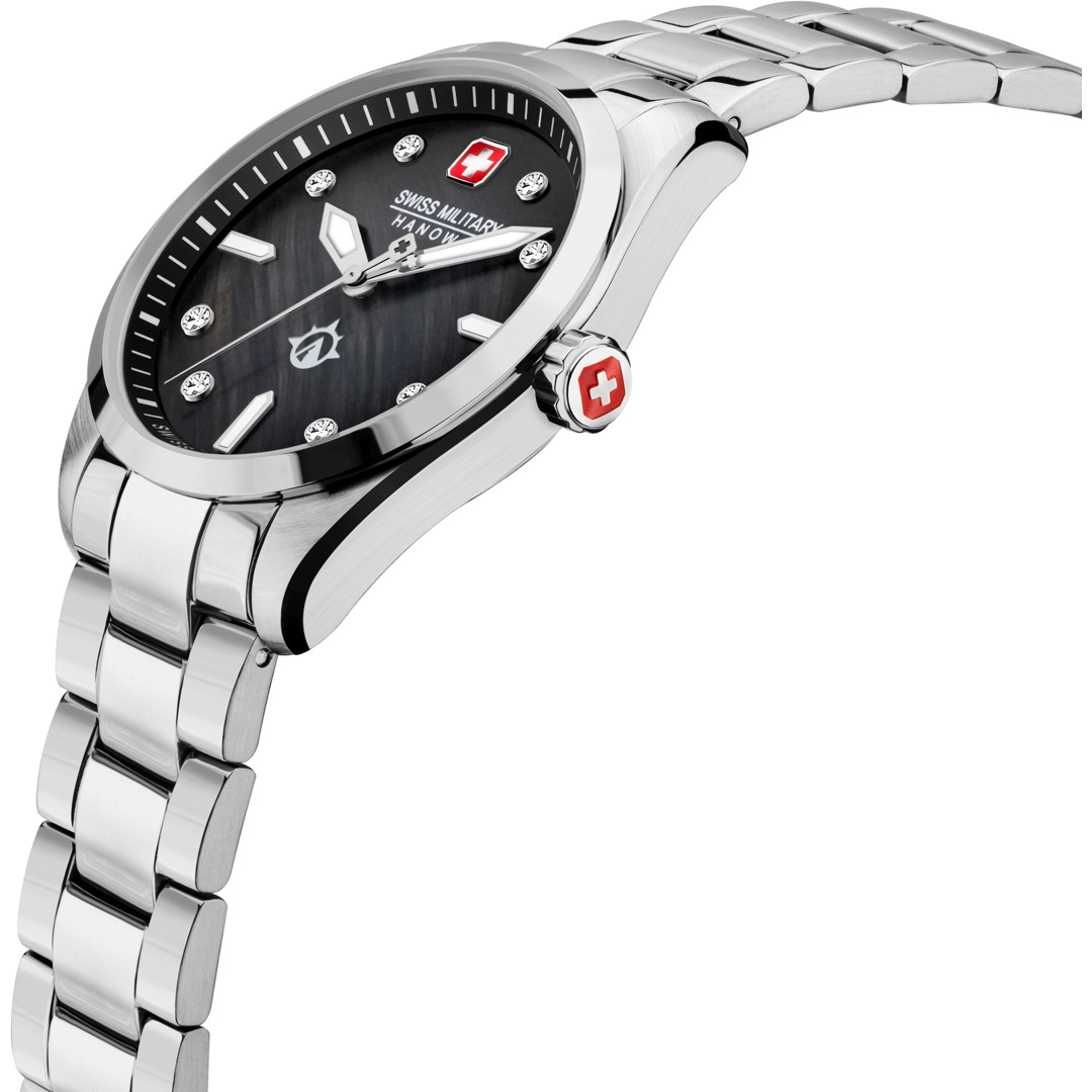 Swiss Military Hanowa Mountain Crystal Lady Silbrig | SMWLG2100803