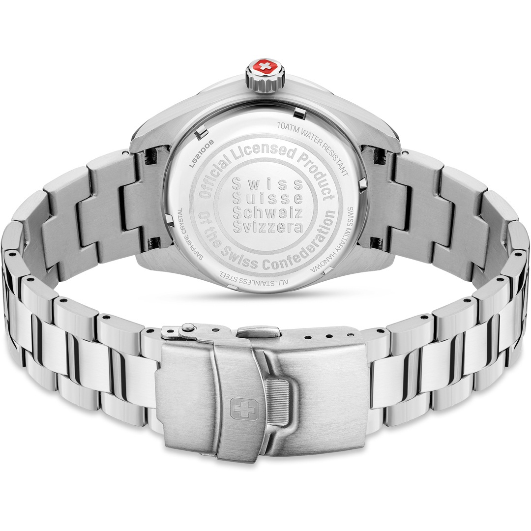 Swiss Military Hanowa Mountain Crystal Lady Silbrig | SMWLG2100803