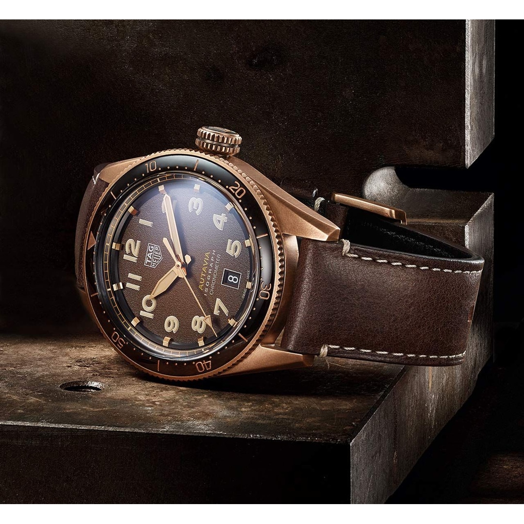 WBE5191.FC8276-1 | TAG Heuer Autavia Calibre 5 COSC Isograph Bronze